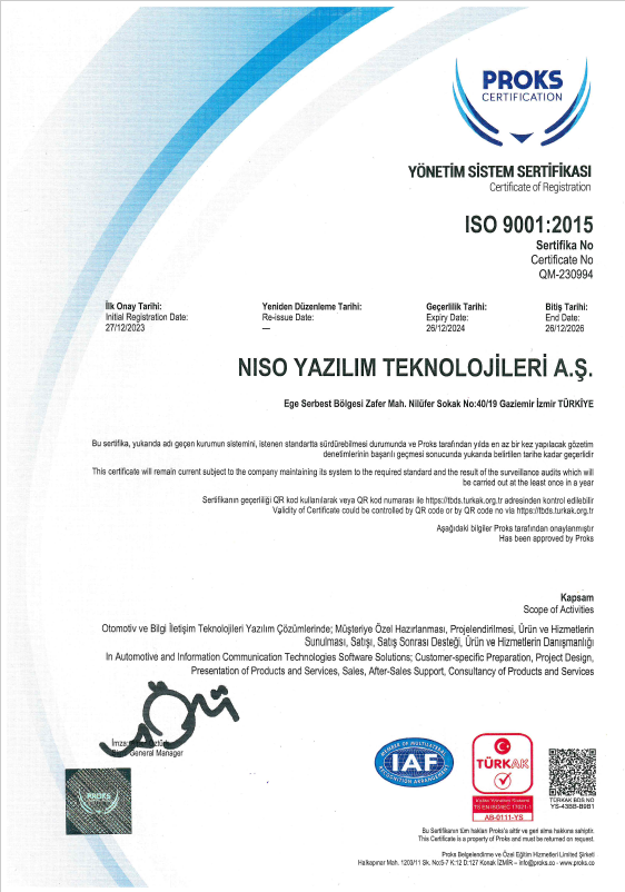 Certificates - NISO